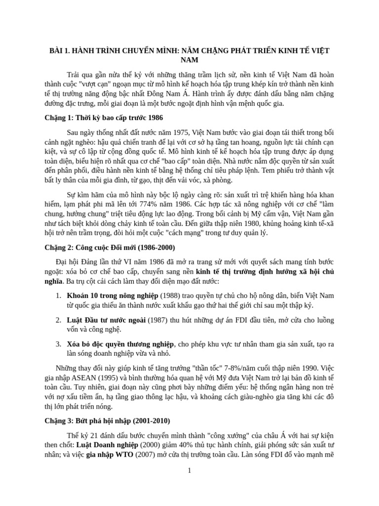 Tiếng Việt Kinh Tế 2 | PDF