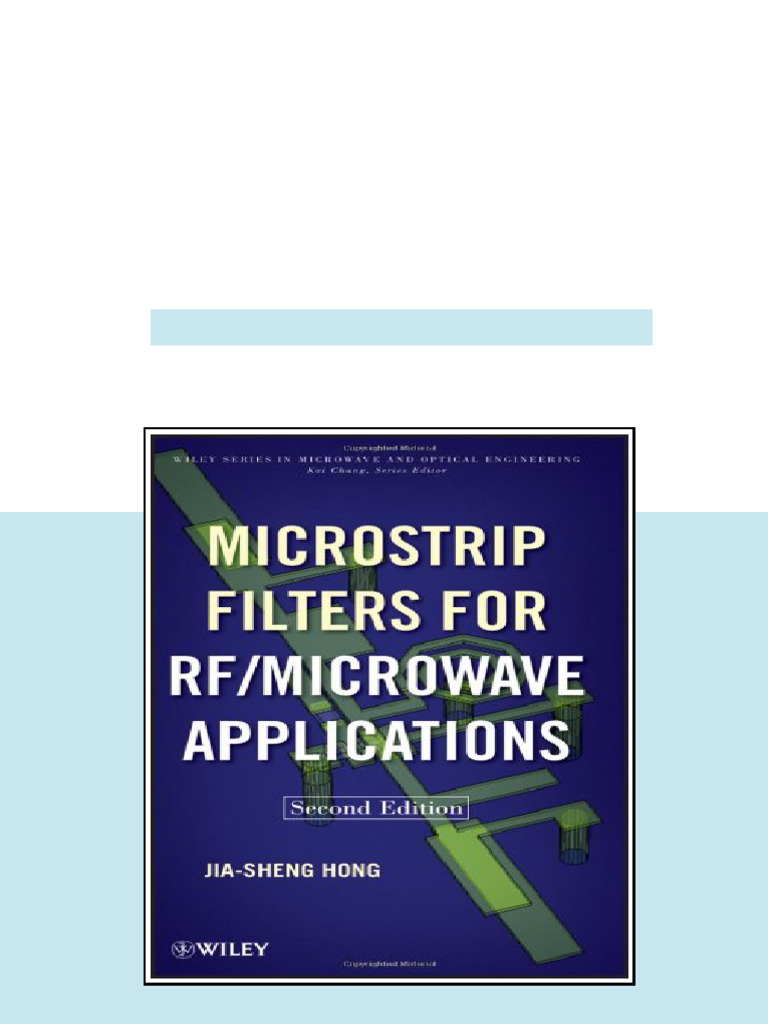 Microstrip Filters For RF Microwave Applications 2nd Edition Wiley ...