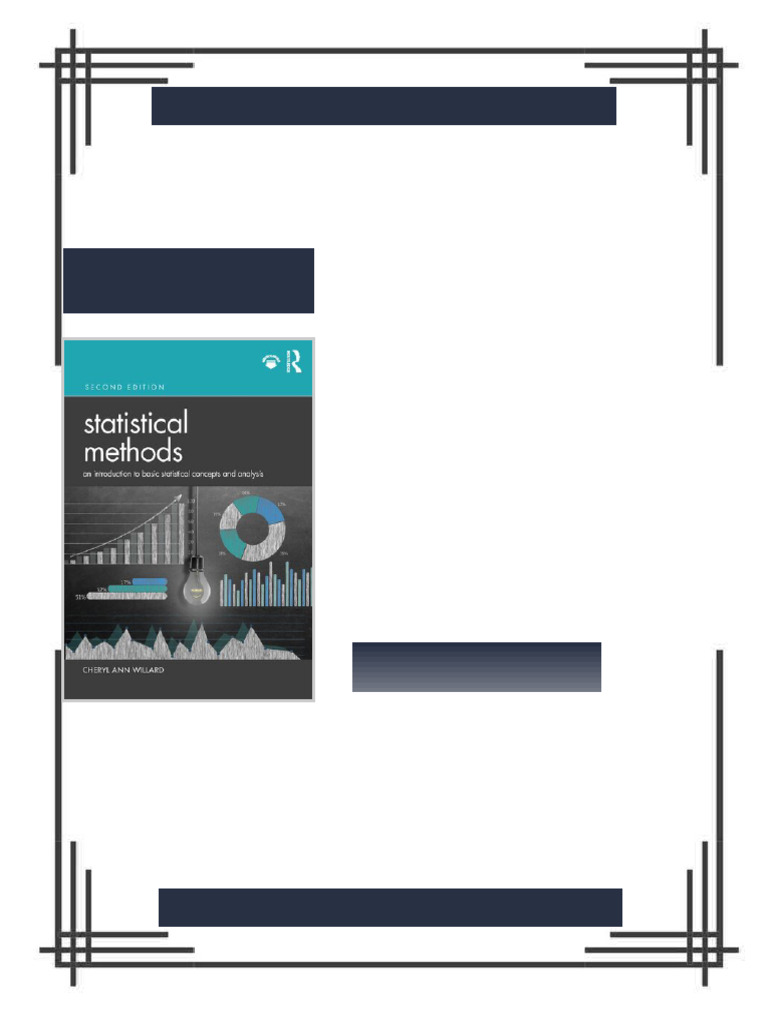 Statistical Methods An Introduction to Basic Statistical Concepts and ...