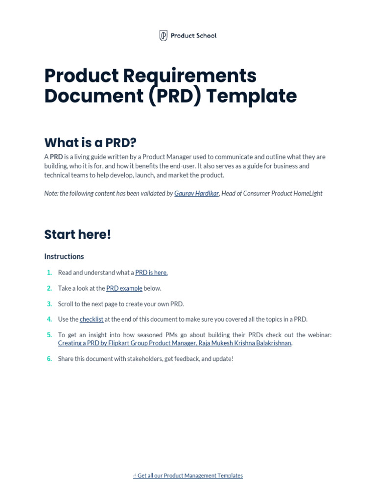 Copy of PM TEMPLATE_ PRODUCT REQUIREMENTS DOCUMENT (PRD) | PDF | Ios ...