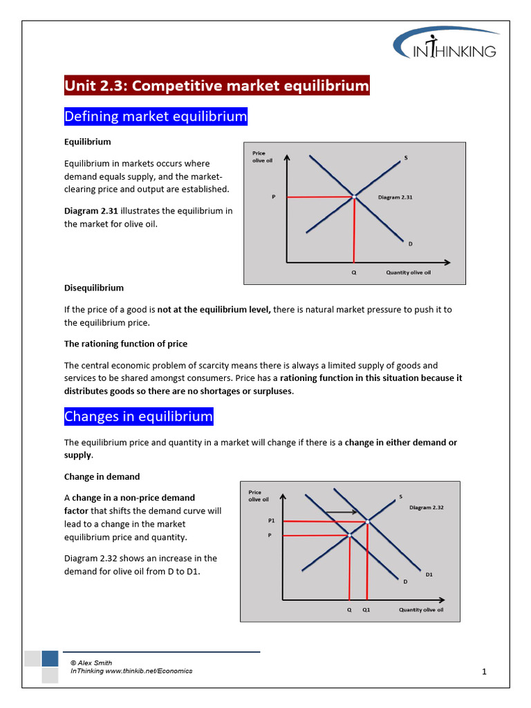unit-2.3 (3) | PDF | Economic Equilibrium | Economic Surplus