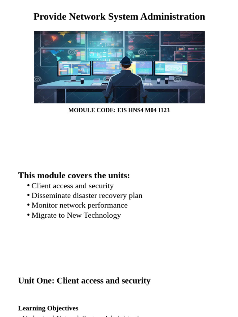 Network System Administration Guide | PDF | Computer Network | Security