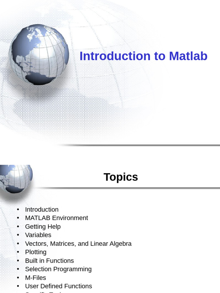 MATL | PDF | Matrix (Mathematics) | Matlab