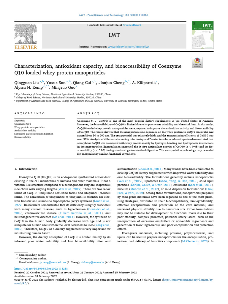 Characterization, Antioxidant Capacity, and Bioaccessibility of ...