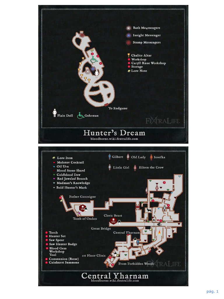 Guia Mapas Bloodborne PDF | PDF