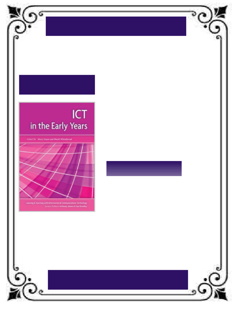 Ict In The Early Years Hayes ebook abridged pdf version | PDF ...