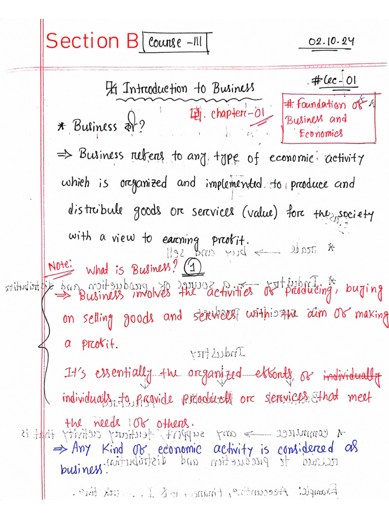 I2B Sem Final Note | PDF