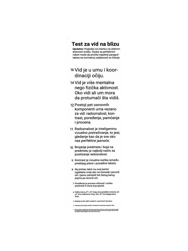 Vid Test | PDF