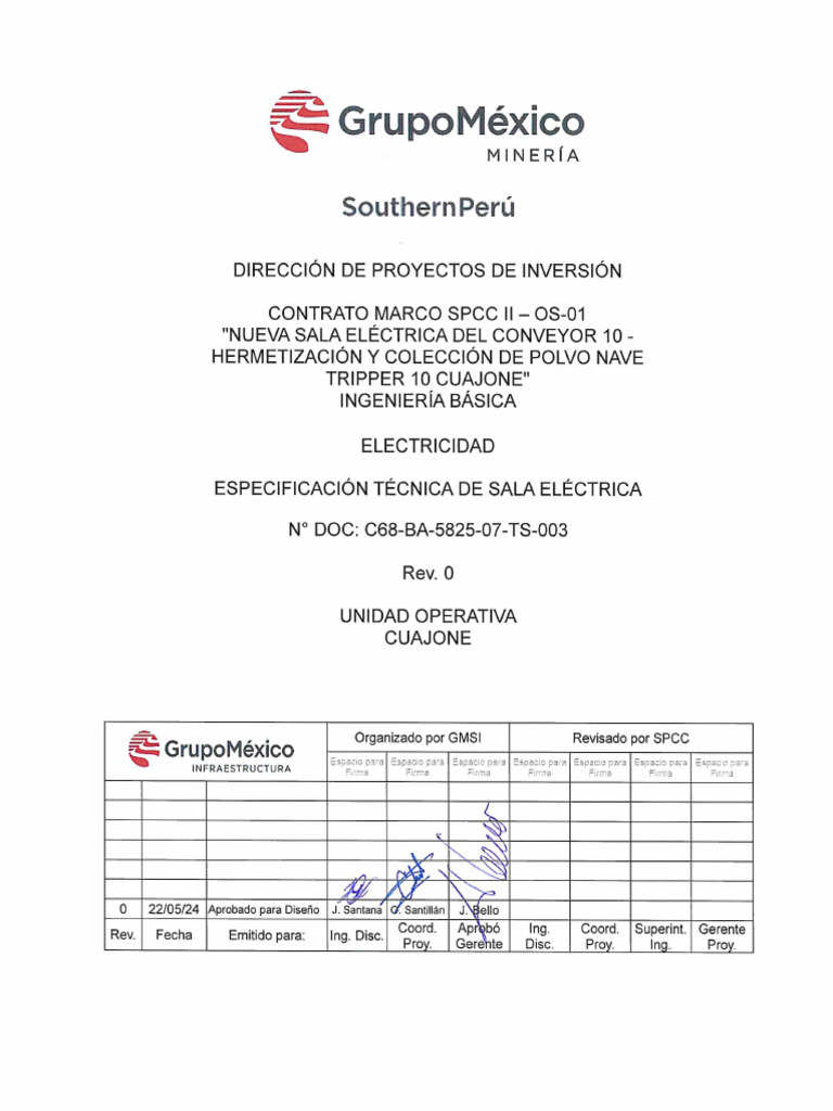 C68-BA-5825-07-TS-003_0 | PDF | Ingenieria Eléctrica | Instituto de Ingenieros Eléctricos y ...