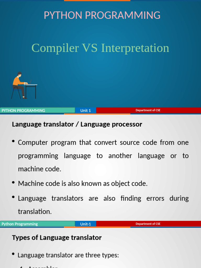 2. Compiler vs Interpretation & Comparision of C, Java, Python | PDF ...