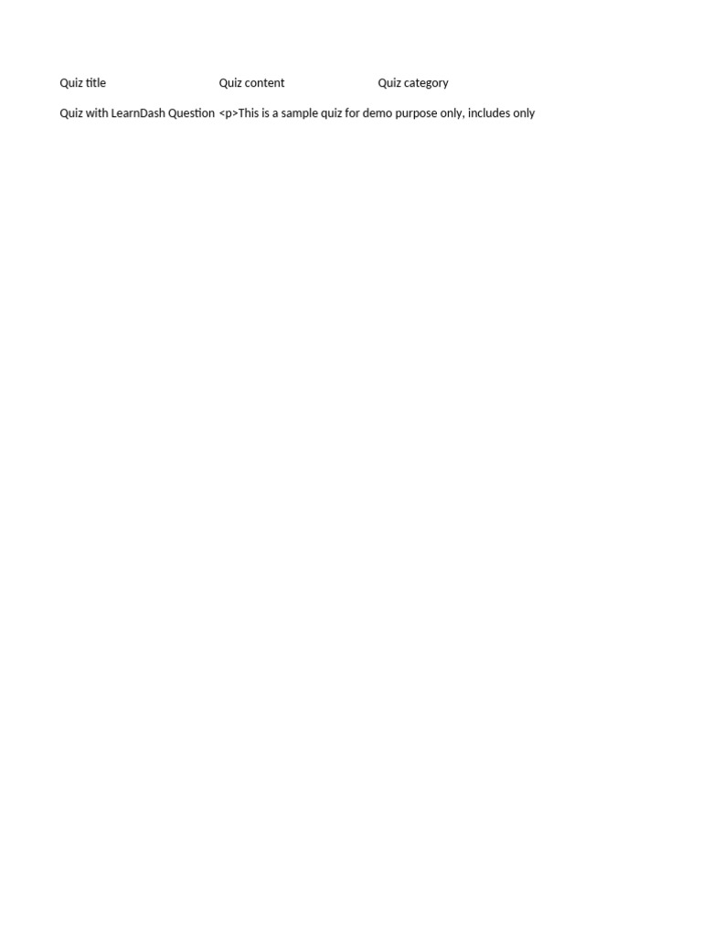 Standard Template Demo (3) Copy | PDF