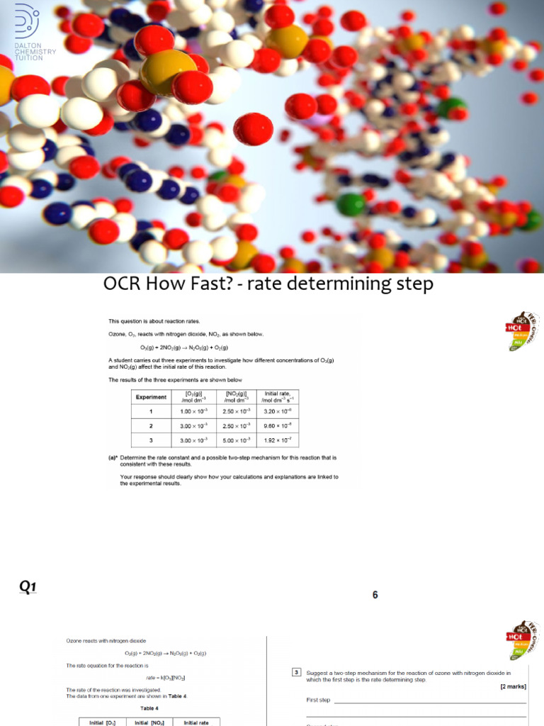 Rate Determining Step OCR | PDF