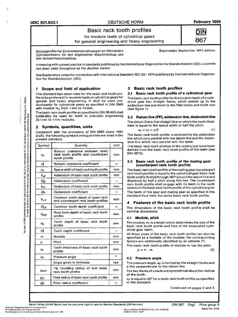 DIN 867 | PDF