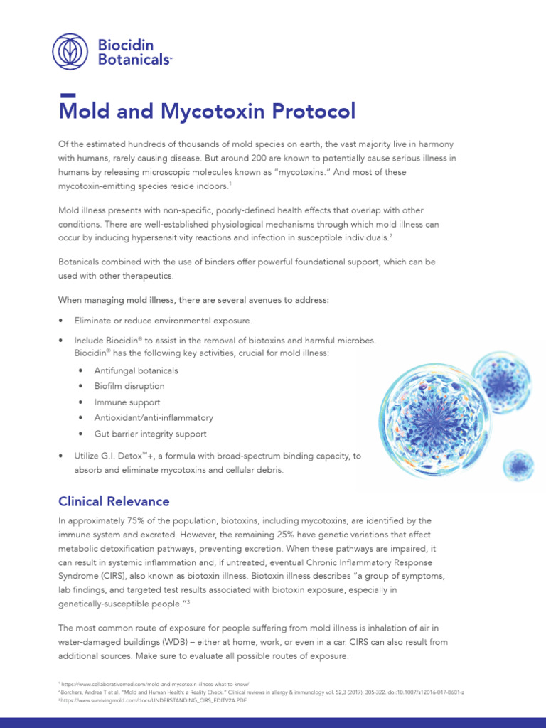 Mold Mycotoxin Protocol | PDF | Candidiasis | Biofilm