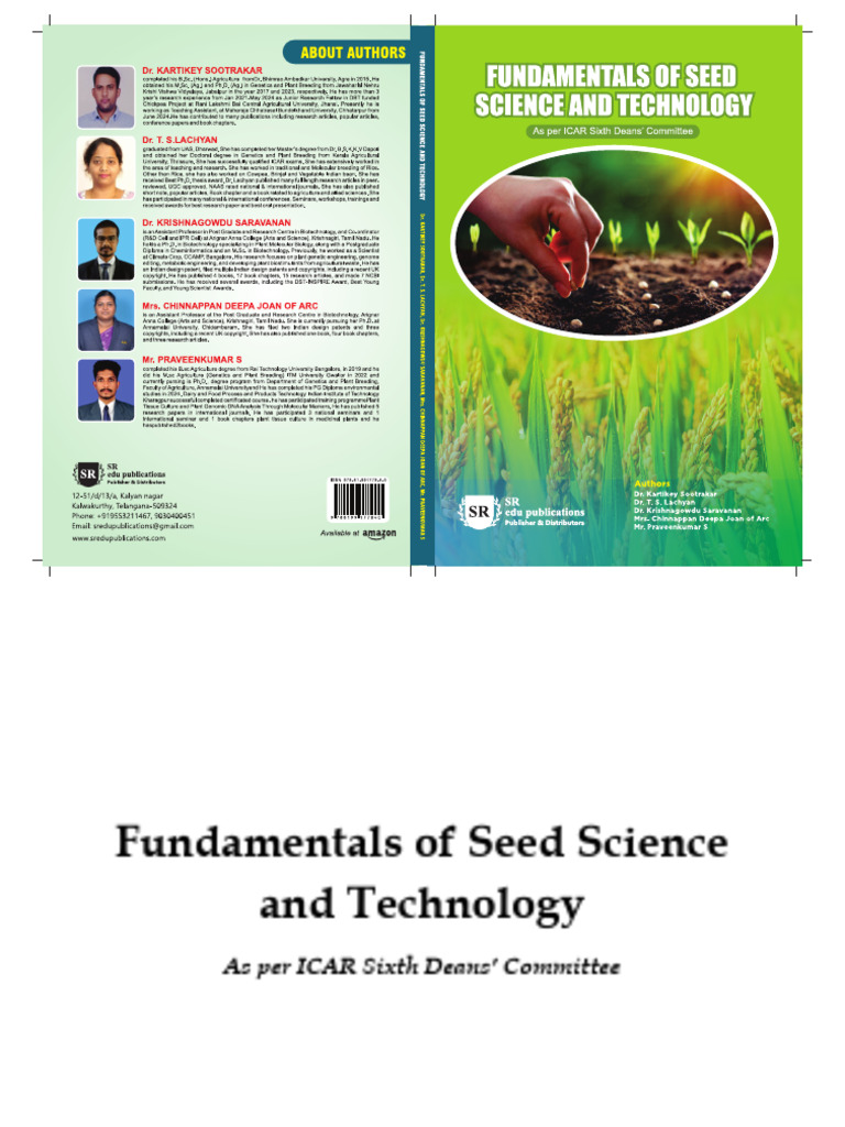 FundamentalsofSeedScienceandTechnology 2025 | PDF | Plant Breeding ...