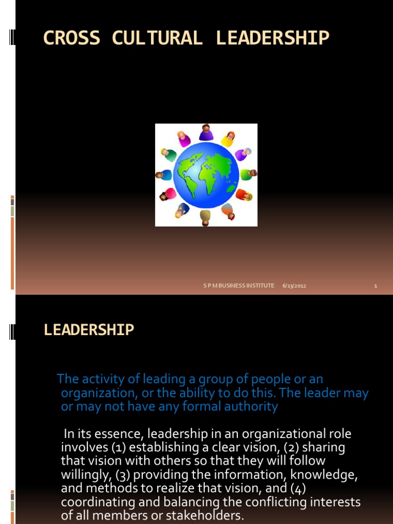 Cross Cultural Leadership | Download Free PDF | Cross Cultural ...