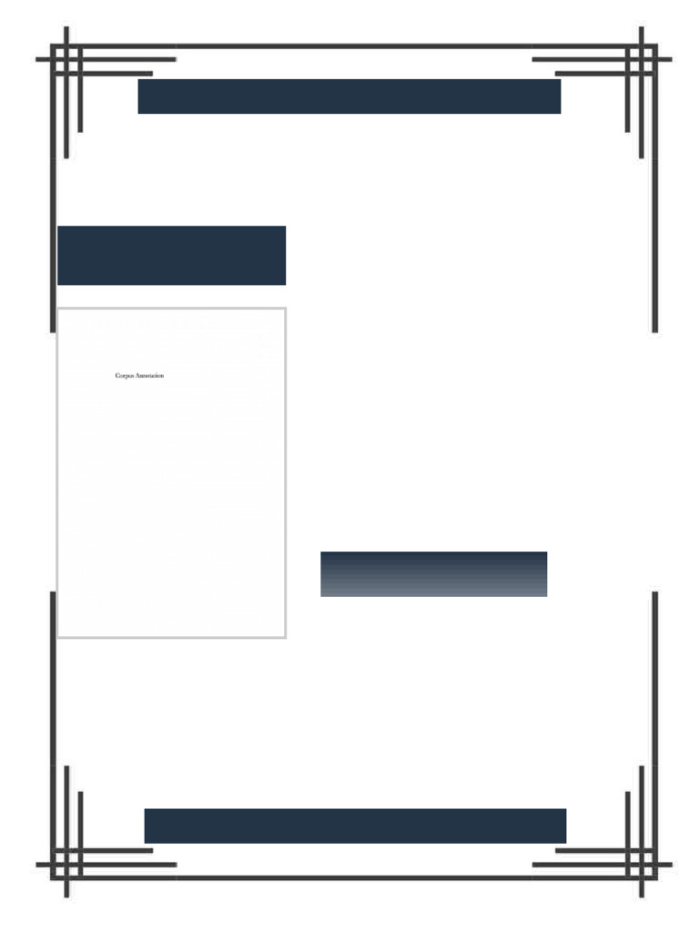 Corpus Annotation Linguistic Information from Computer Text Corpora 1st ...