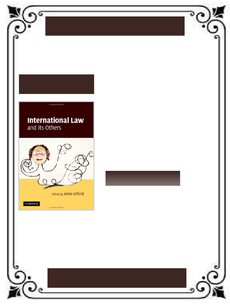 International law and its others 1st Edition Anne Orford ebook fresh ...