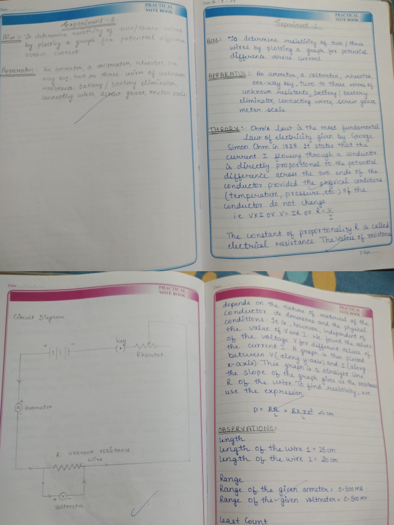 Physics Practical File | PDF