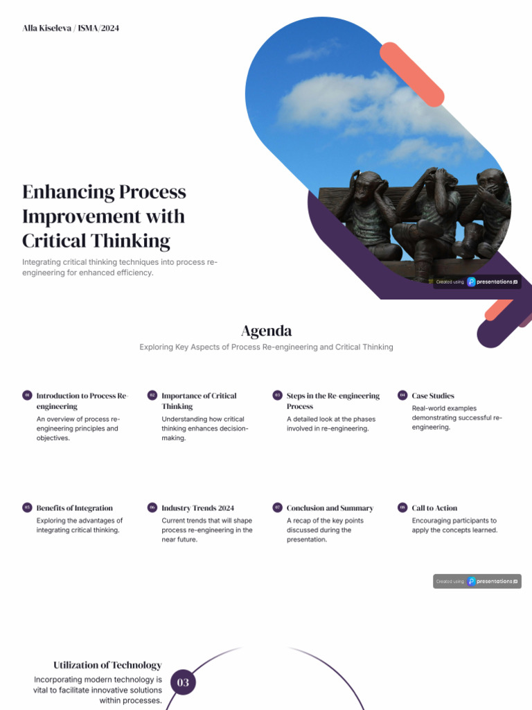 Re-Engineering Process With Critical Thinking Presentation (1) | PDF
