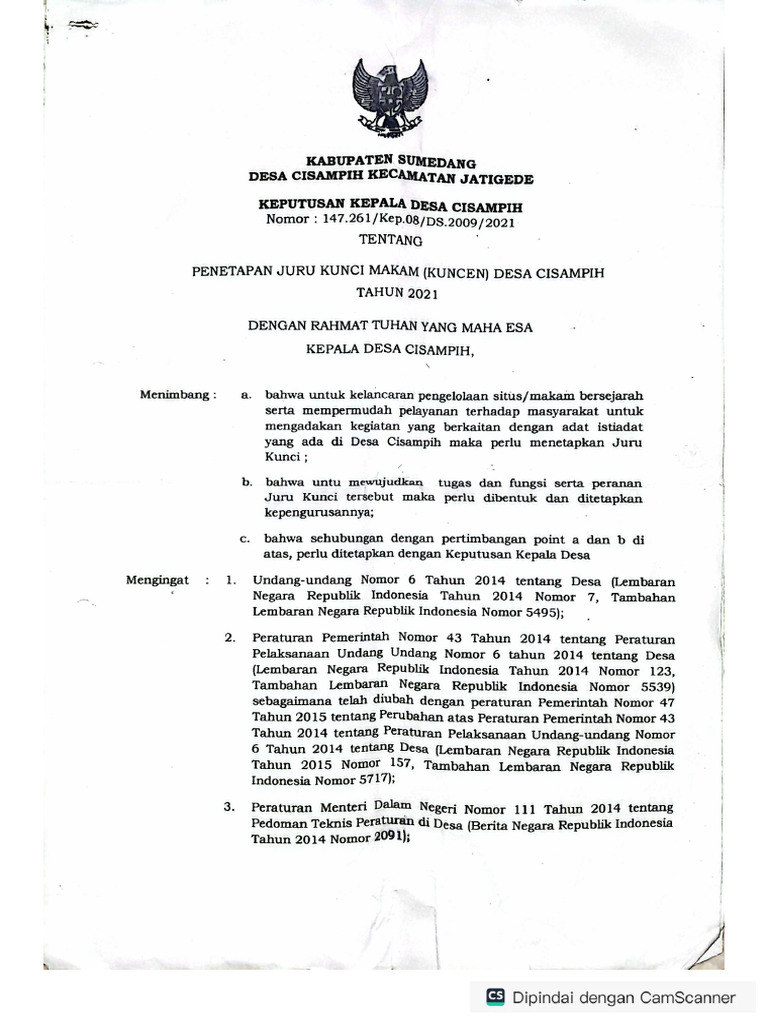 SK Desa | PDF