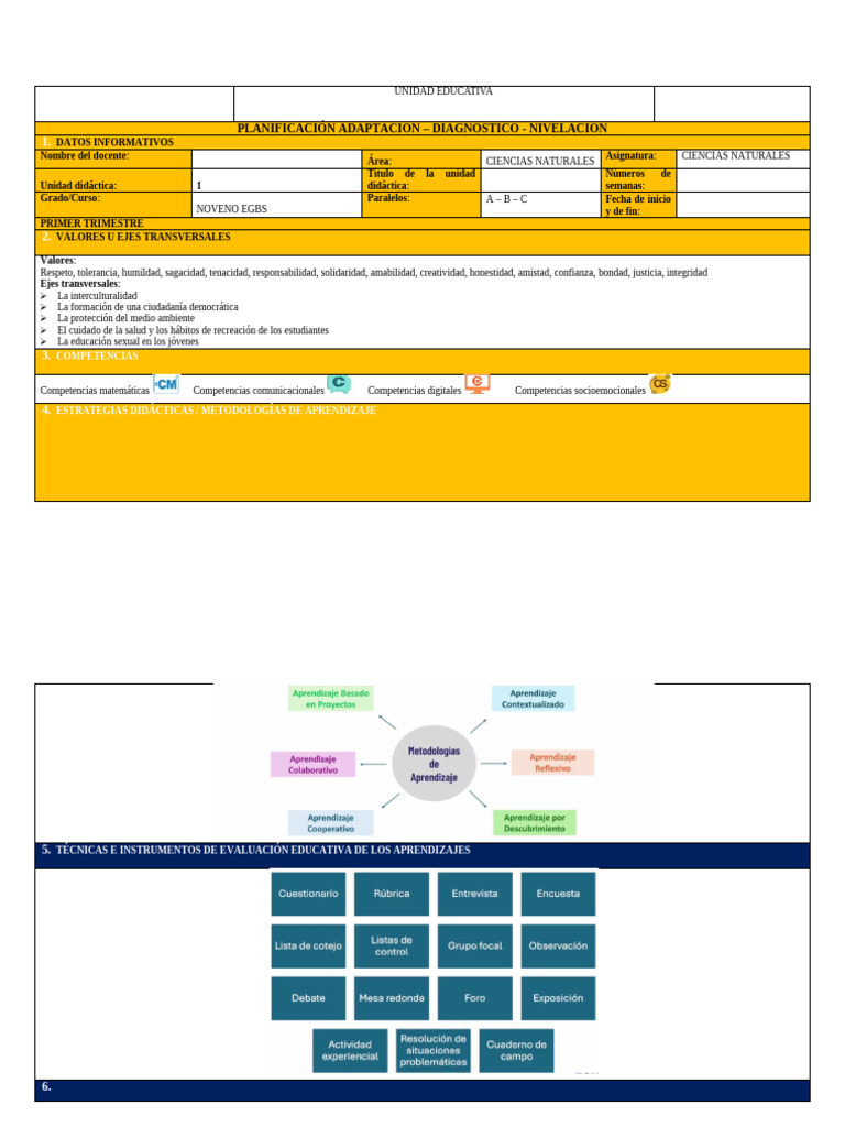 9no-EGB-CIENCIAS-NATURALES | PDF | Evaluación | Aprendizaje