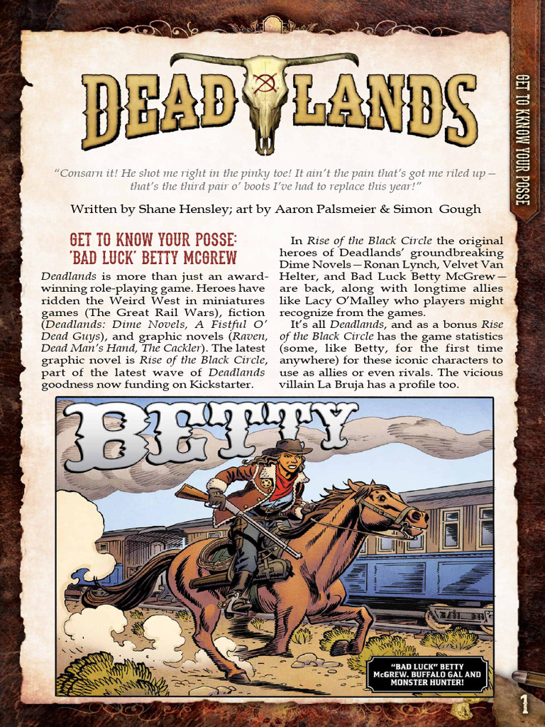 Rise of the Black Circle: Deadlands RPG | PDF | Gaming | Entertainment