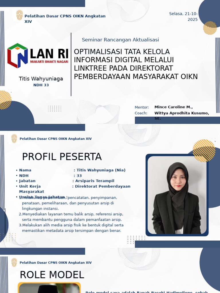 Contoh Seminar Rancangan Aktualisasi | PDF