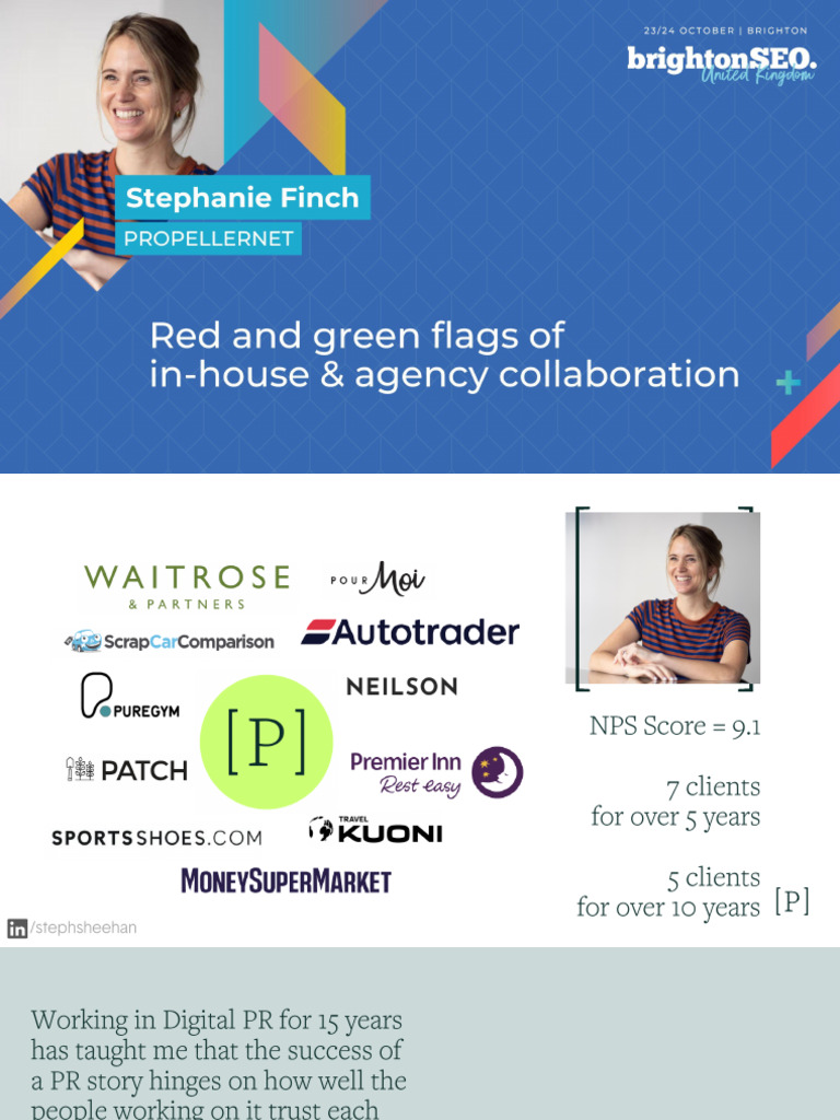 Stephanie Finch - Red and Green Flags of Inhouse and Agency ...