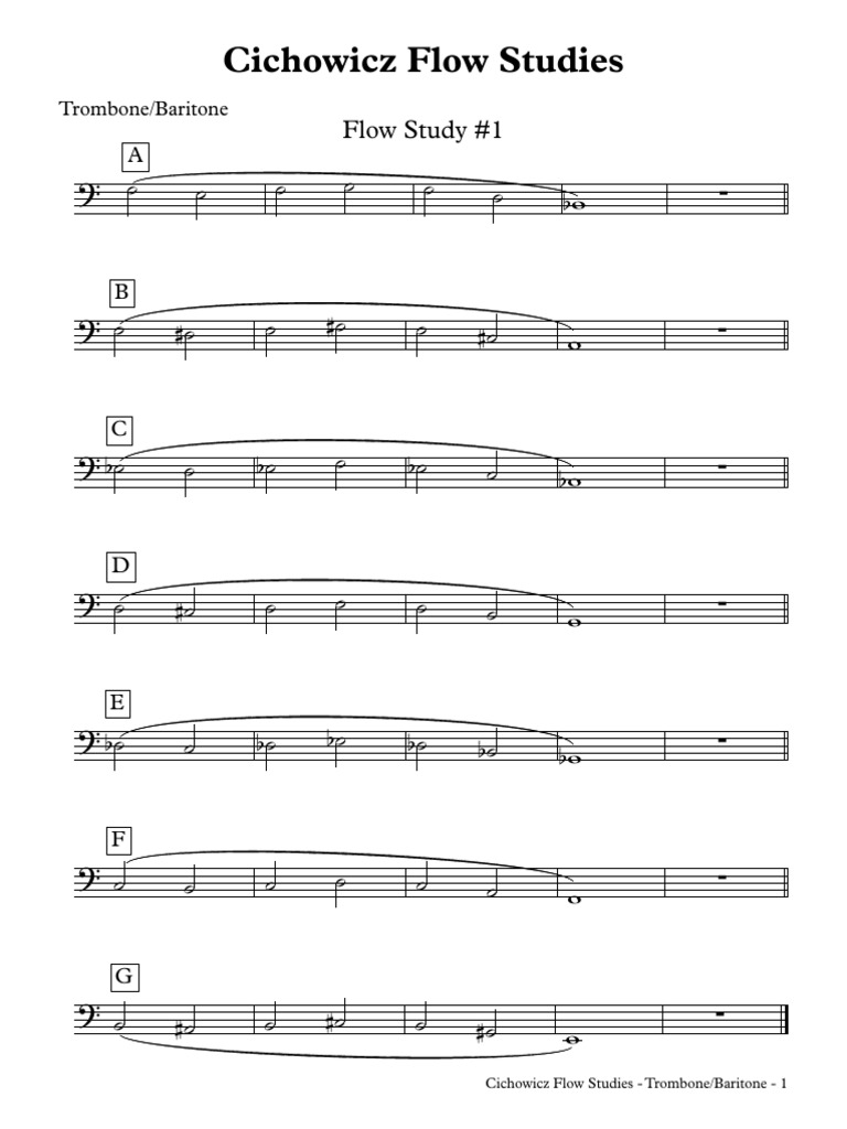 Cichowicz Flow Studies - Euph:Tuba | PDF