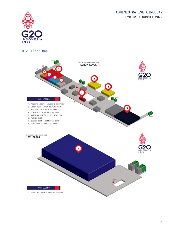 4. Layout Venue G20 Bali Summit | PDF