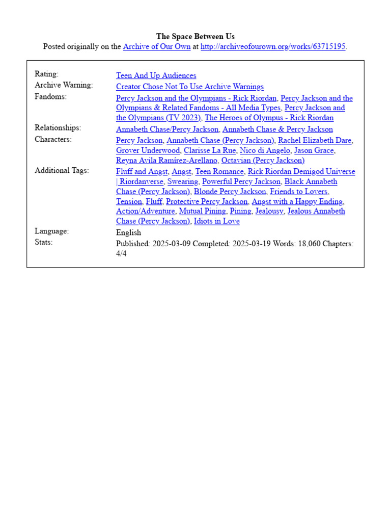 The_Space_Between_Us | PDF