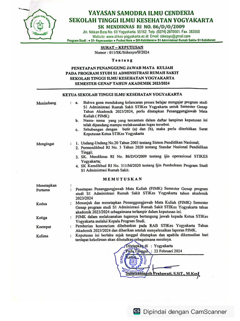 Modul KKN 2023/2024 Administrasi RS | PDF
