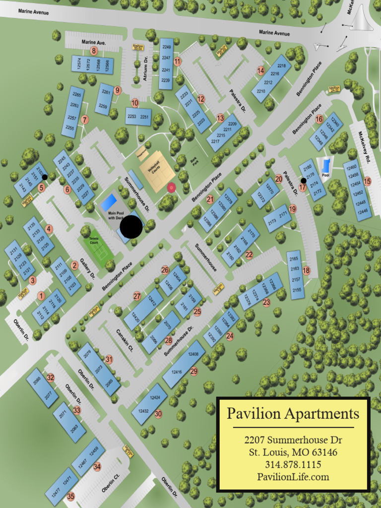 Pavilion Site Map - Color 3-16-15-1 | PDF