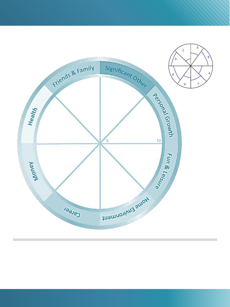 Worksheet Wheel of Life | PDF | Behavioural Sciences | Social Psychology