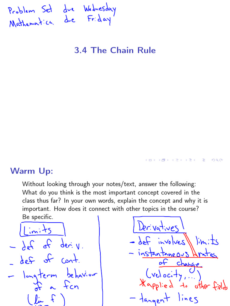 Understanding the Chain Rule in Calculus | PDF