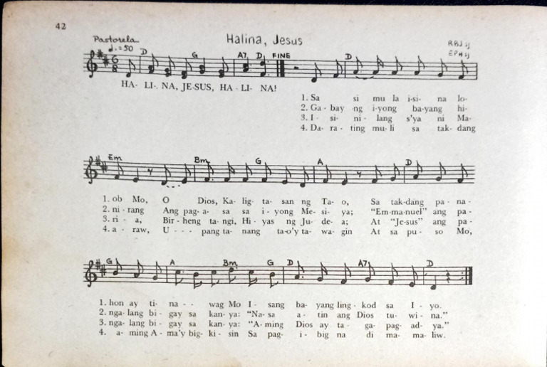 Halina Hesus (Mga Awiting Pansamba) | PDF