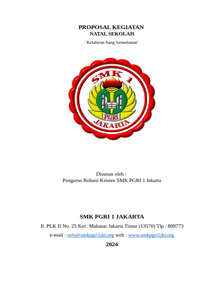 Proposal Kegiatan Natal | PDF
