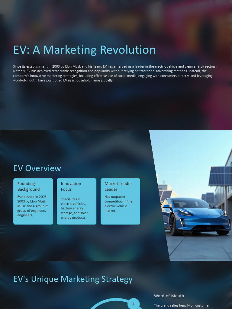 EV - A Marketing Revolution | PDF | Brand | Marketing Strategy