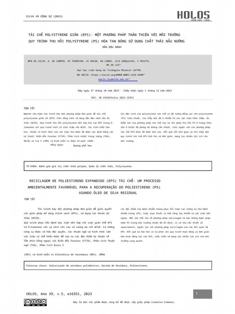 Expanded Polystyrene Eps Recycling_an Environmentally Friendly (2) | PDF