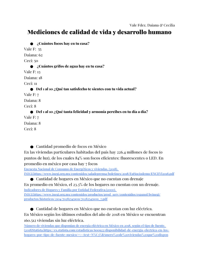 Calidad de Vida y Desarrollo en México | PDF | México | Economias