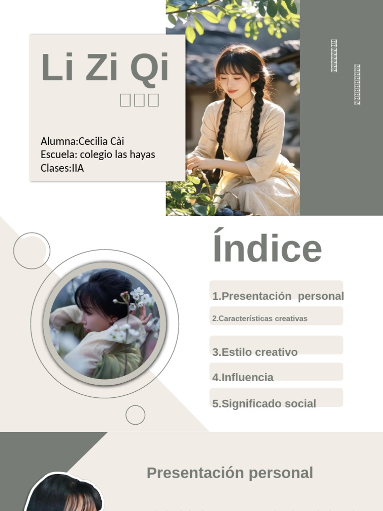 Li Zi Qi: Embajadora de la Cultura China | PDF