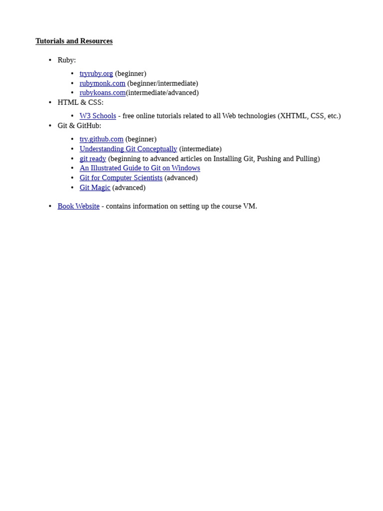 Essential Coding Tutorials and Resources | PDF