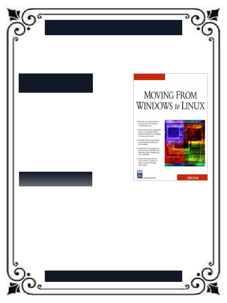 Moving from Windows to Linux Networking Series 1st Edition Chuck ...
