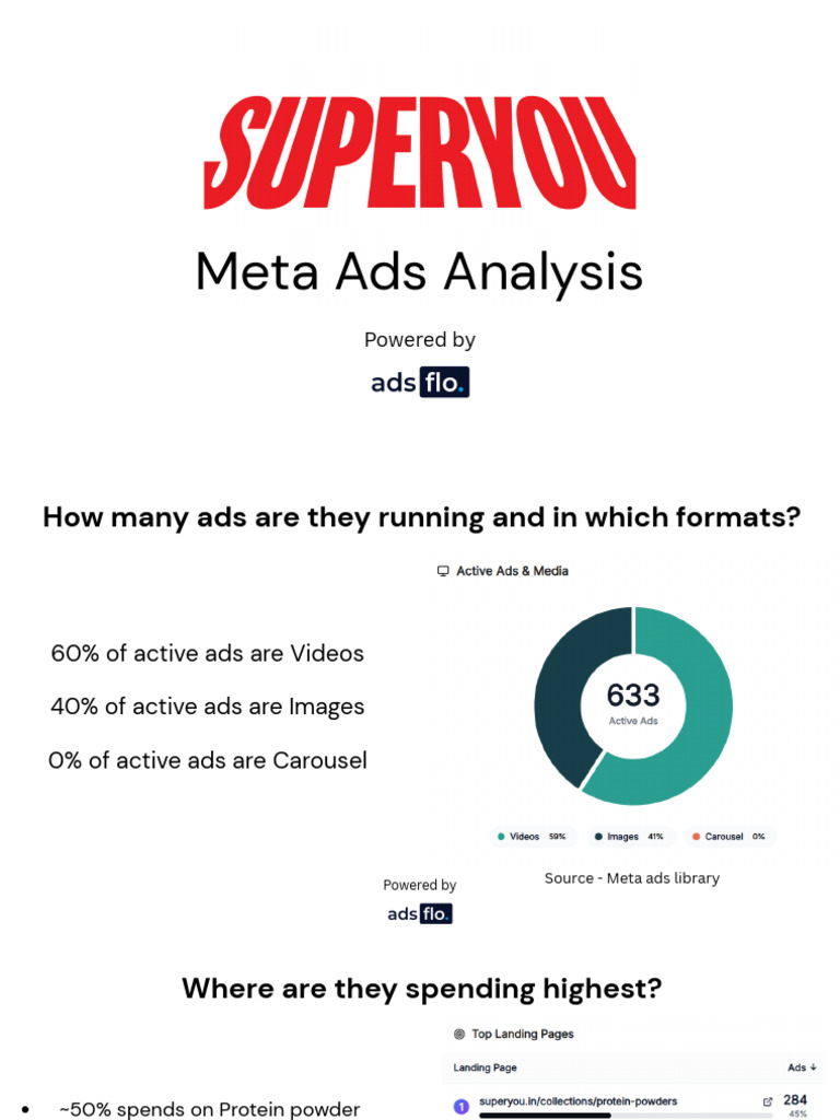 Meta Ads Analysis: Formats & Spend Insights | PDF