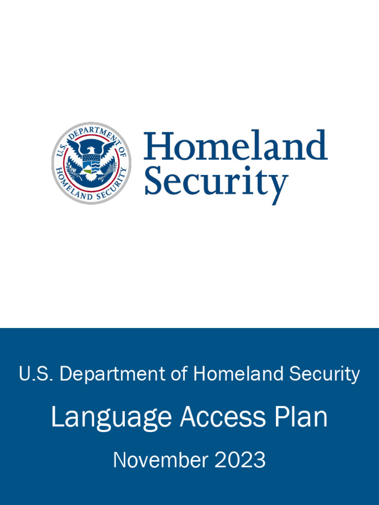 DHS Language Access Plan 2023 | PDF | Language Interpretation | United ...