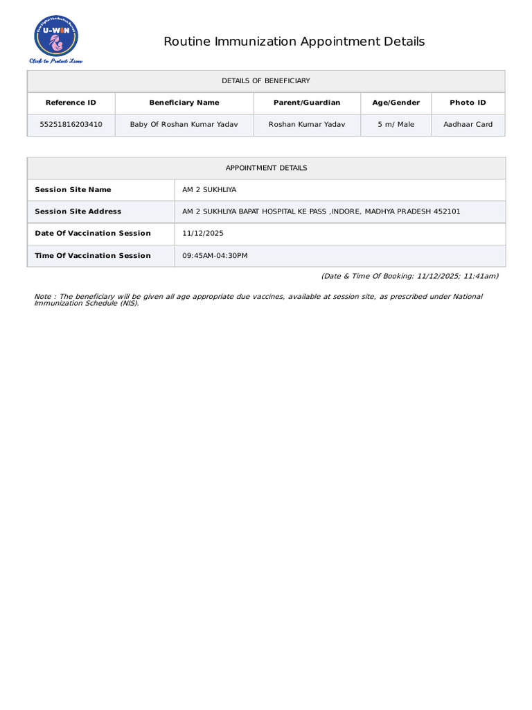 Appointment - Slip 11 12 2025 11 41 10 | PDF
