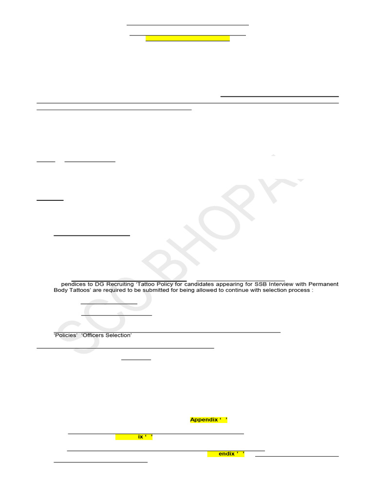 SSB Interview Call Letter for IMA-150 | PDF | Identity Document