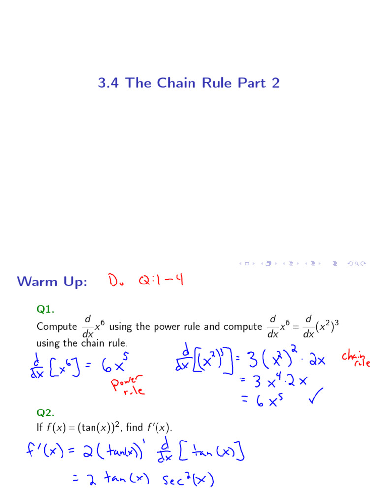 17 the Chain Rule Part 2 | PDF