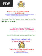 Network Security Lab Manual for AI & DS | PDF | Transmission Control ...